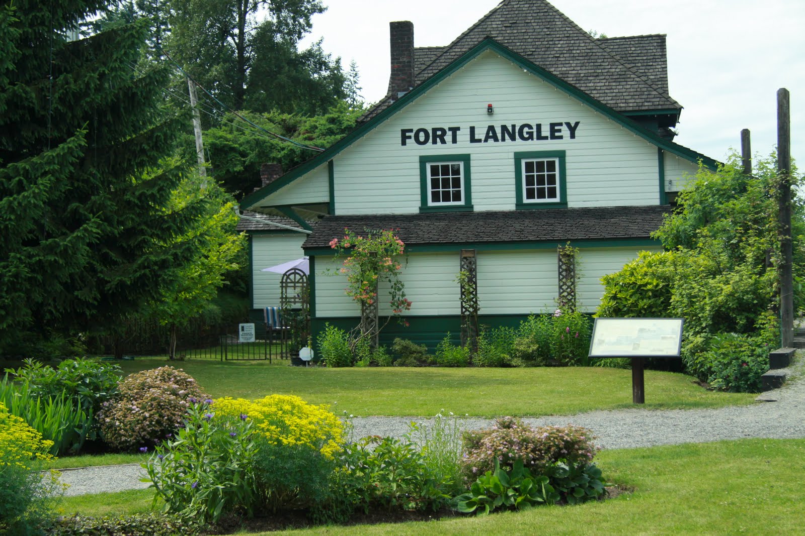 on my toes: Fort Langley, BC