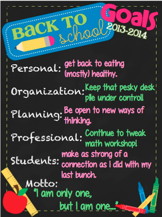 From Classroom to Counselor: Back to School Goals