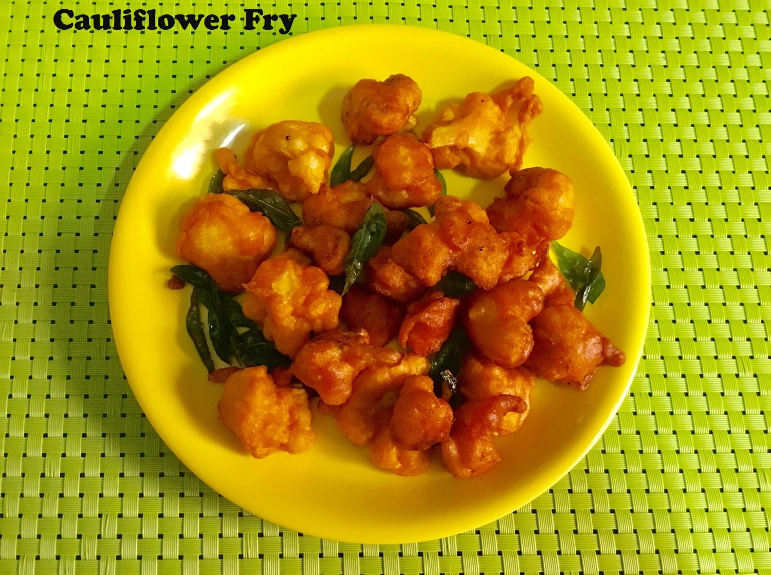 Cauliflower Fry - Easy Evening Snack with Cauliflower