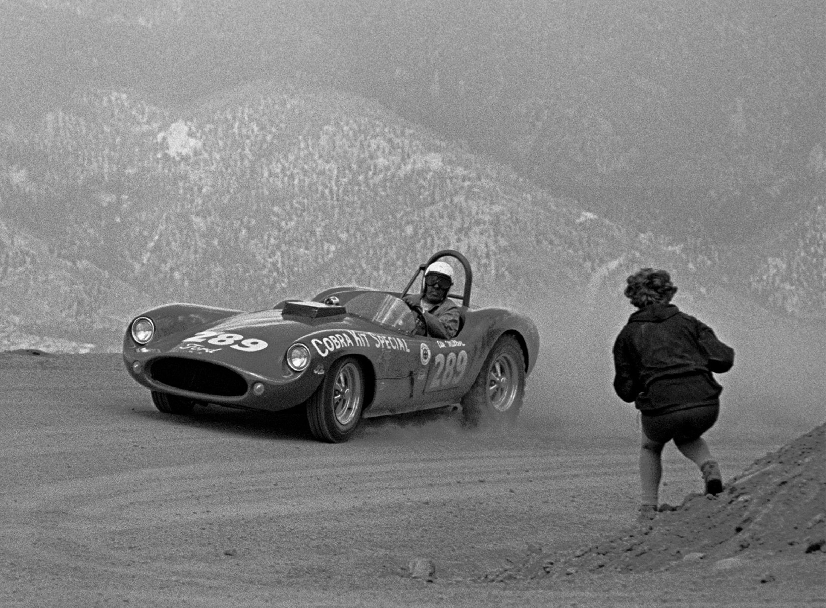 Just A Car Guy: Ak Miller in the Cobra Kit Special on Pikes Peak, 1964