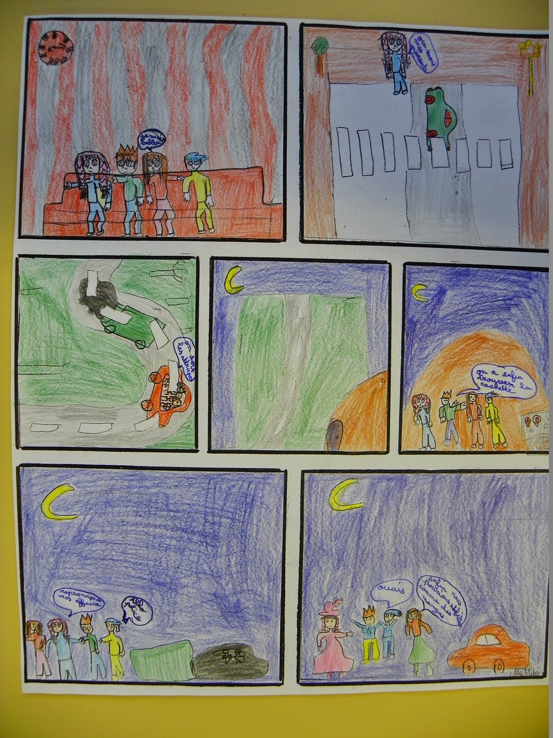 Les petits Donzelot: REALISER UNE PLANCHE DE BD