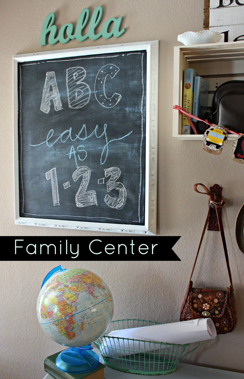 Kutz, Paper, Scissors: Family Message Center! Trying To Get Orangized ...