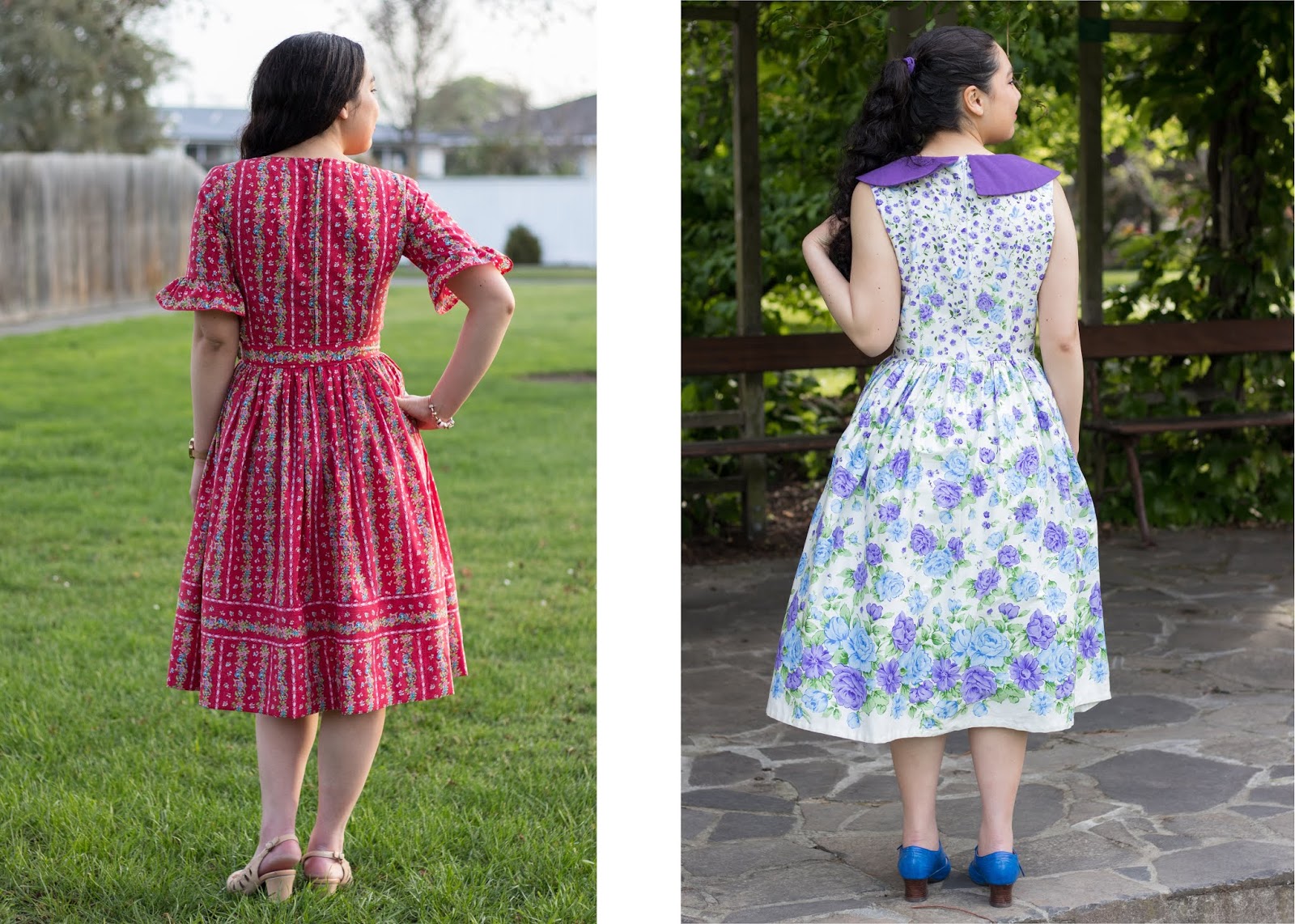 Pattern Review: Simplicity 8591 View A and C – Stripy Dream Dress