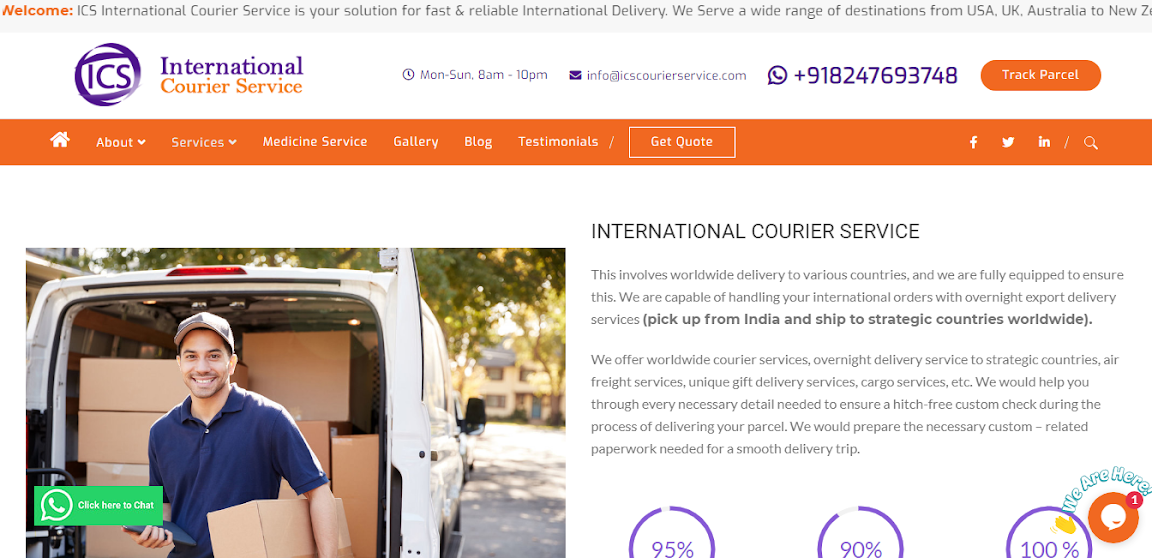 international courier service