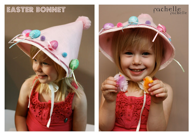 rachelle rachelle: Easy DIY Easter Bonnet