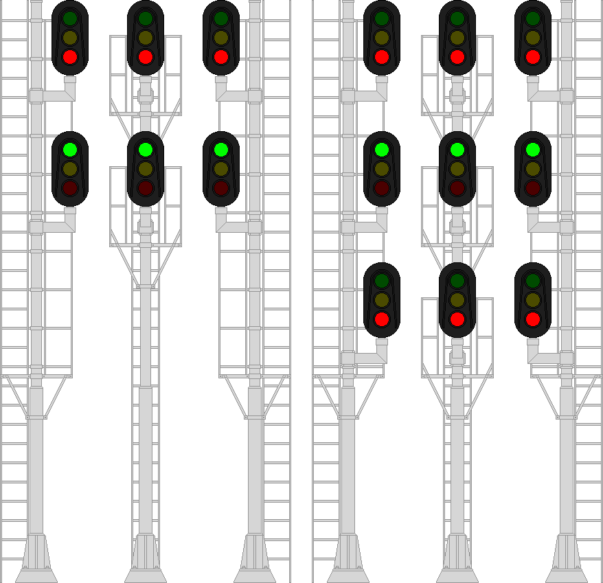 Track Signals: Approach Restricting / Approach Restricted