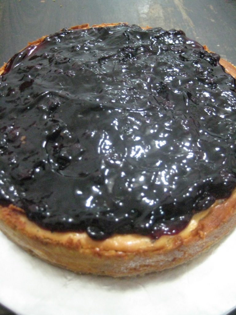 Yatie's Cooking: BLUEBERRY CHEESE KEK & APAM POLKA DOT
