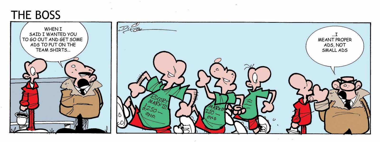 Cartoonist Diary: Boss Comic Strip