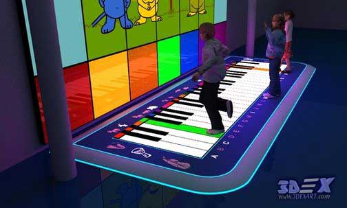 Interactive Floor Projector Games - New life for your Kids
