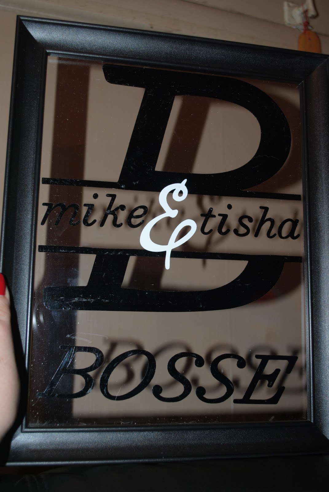 She's a Sassy Lady: Monogram Frames