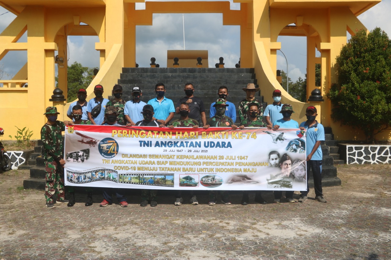 Hari Bakti TNI AU ke-74, Personel Lanud RSA, Satrad 212 Ranai Dan ...