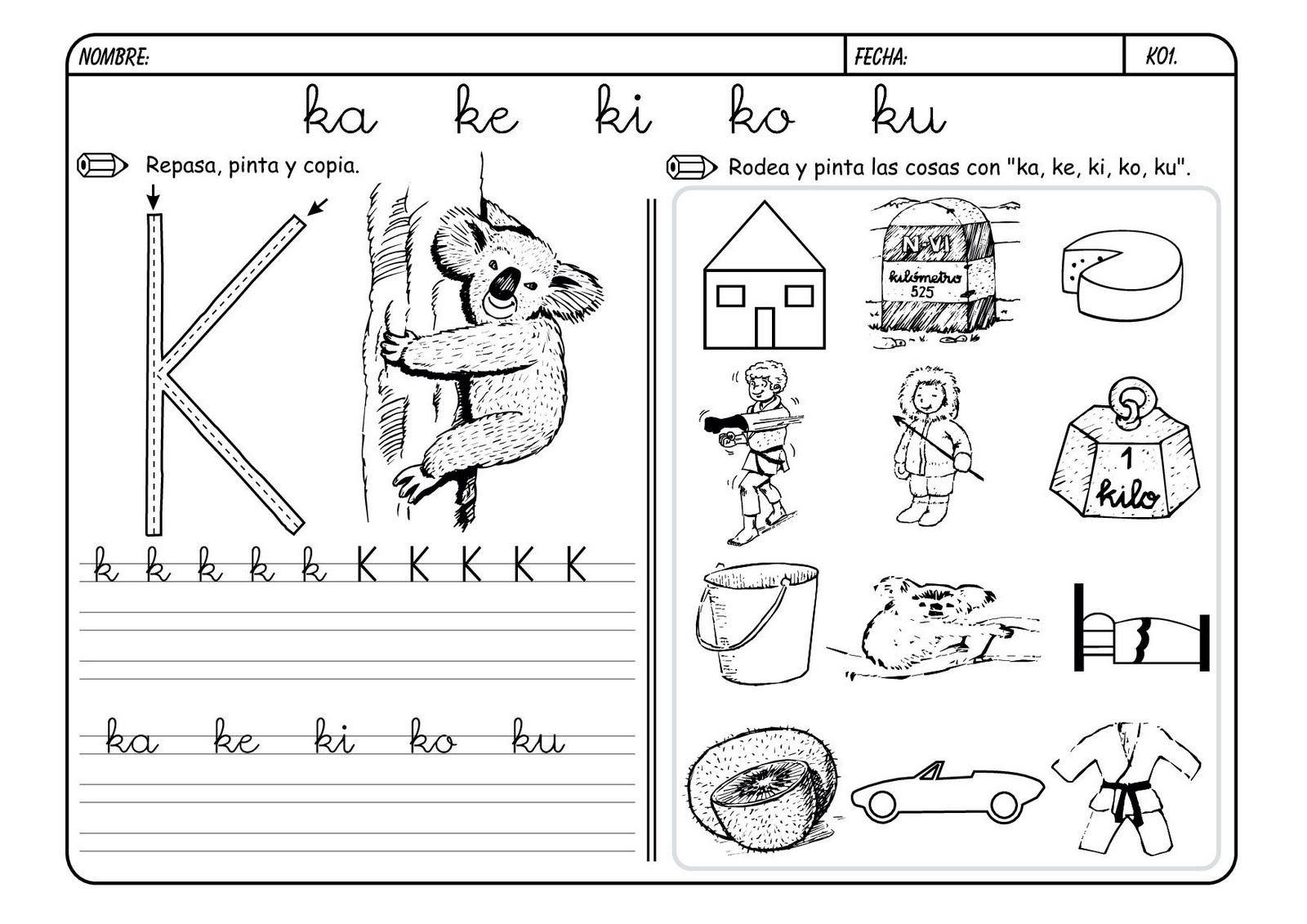 LECTOESCRITURA EN EDUCACIÓN INFANTIL: MATERIAL REFUERZO LETRAS