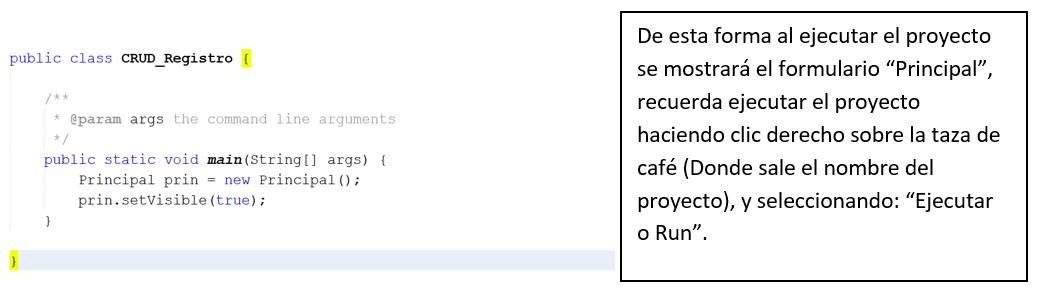 CRUD en Java Crear la interfaz del Software (Tutorial 3)
