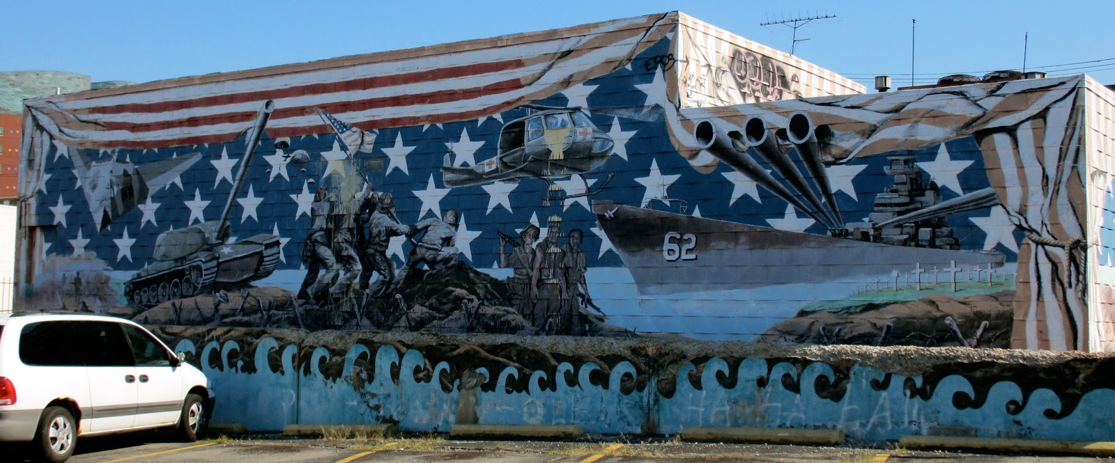 Pittsburgh Murals and Public Art: Tribute to Veterans Mural by Marc Runco