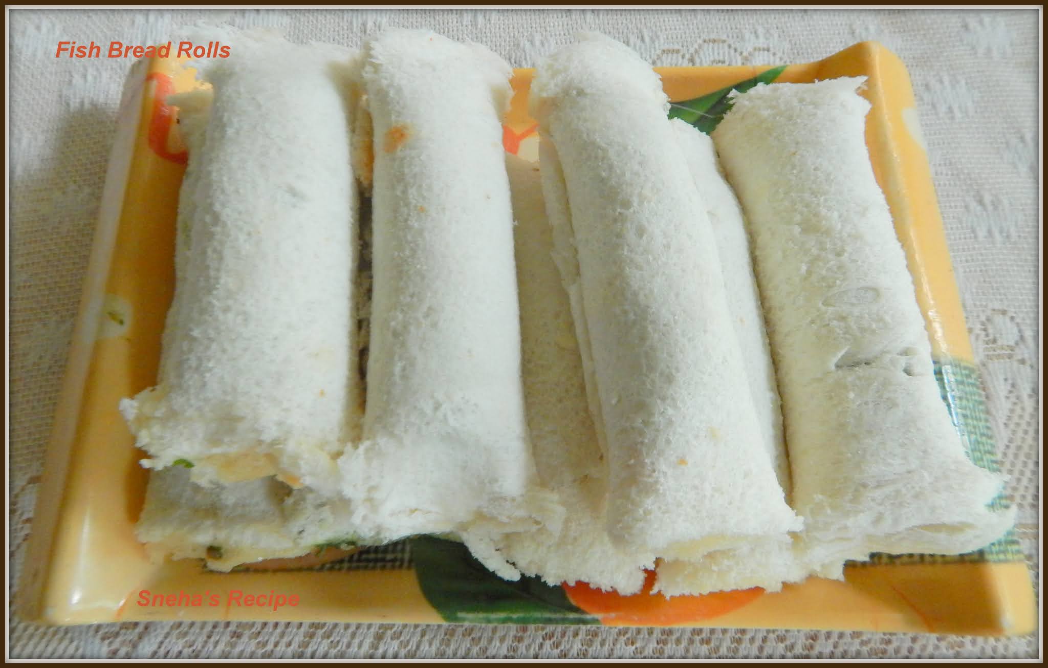 Fish Bread Rolls#FishFriday - Sneha's Recipe