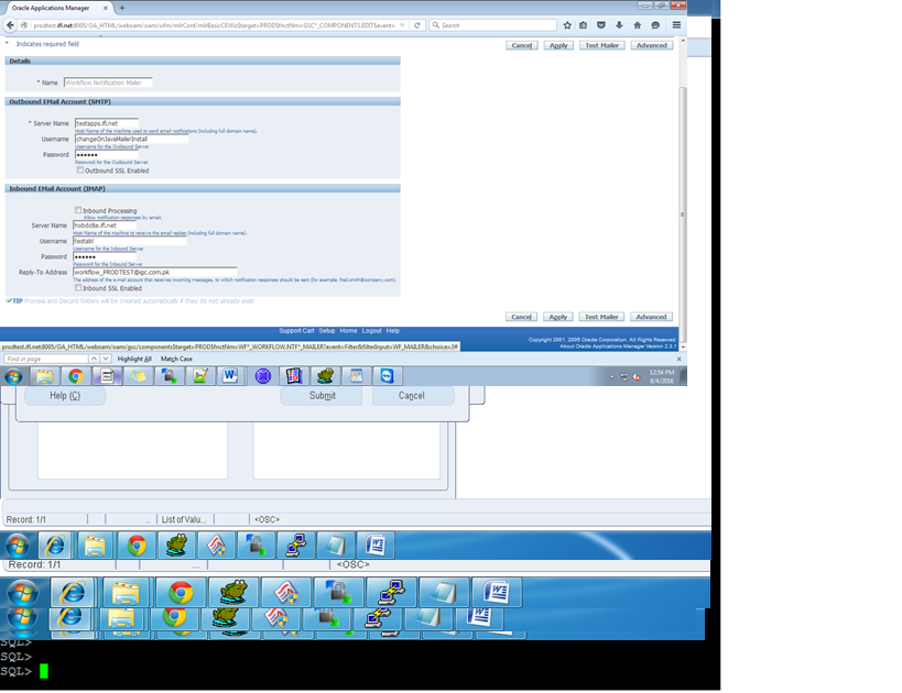 Oracle Technical Consultant Information Concurrent Program Send To Email
