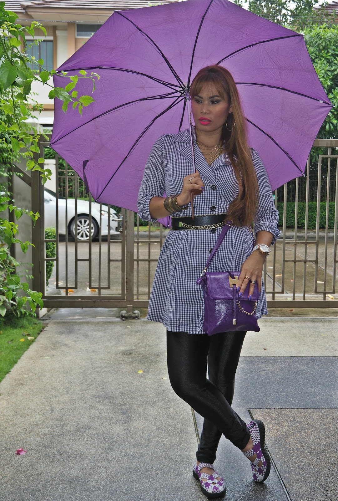 Rainy Day Wearing Purple | EuroAsia Trends and Taste