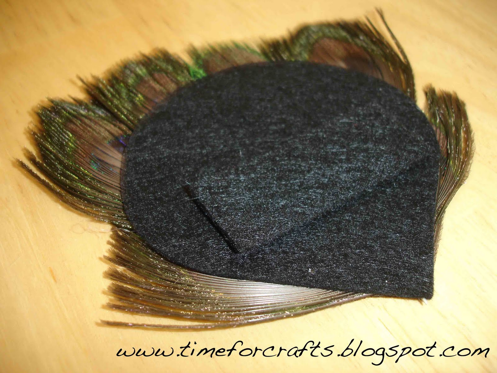 Time For Crafts: Peacock Feather Headband