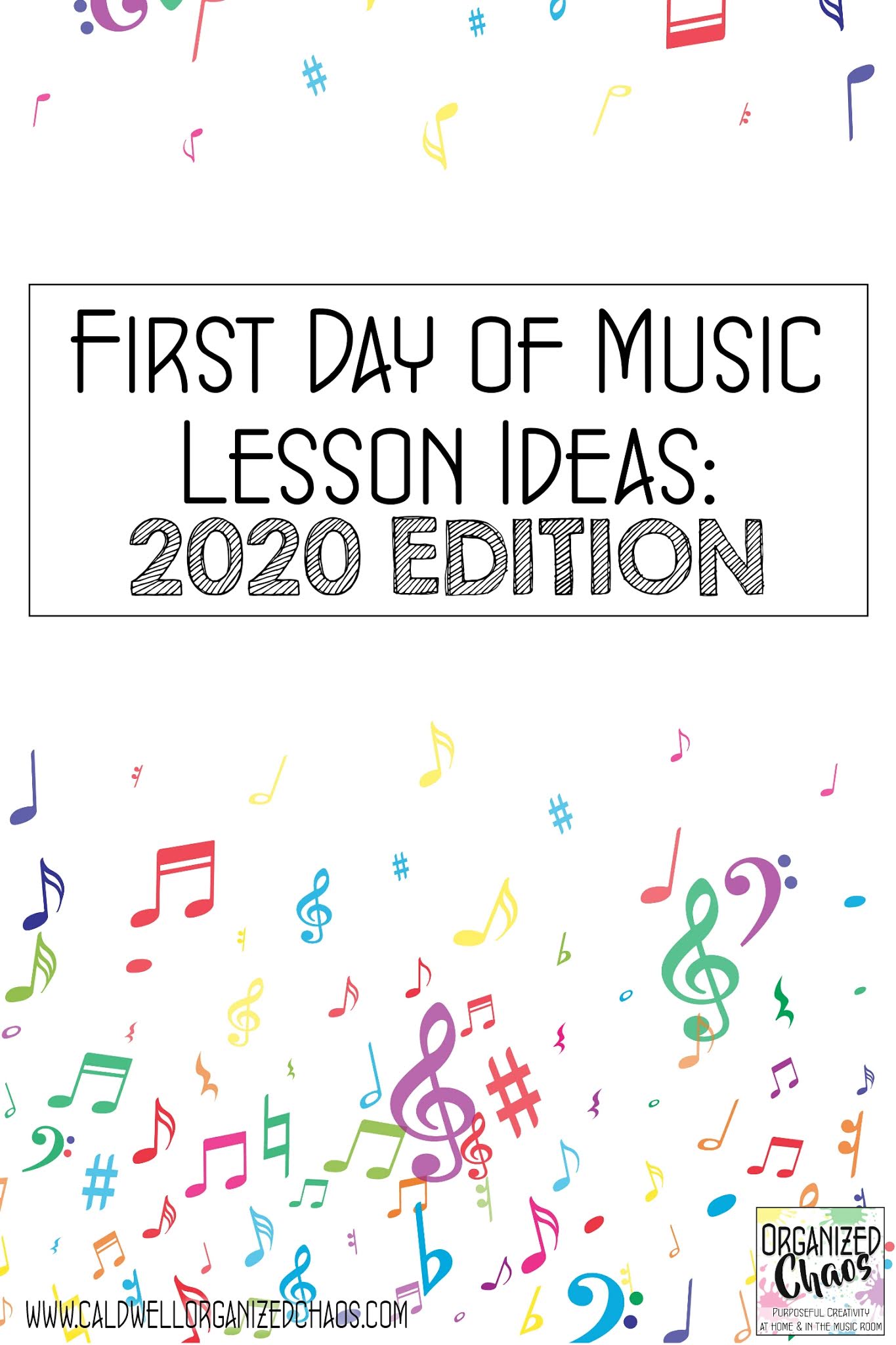 First Day of Music Lesson Ideas: 2020 edition | Organized Chaos