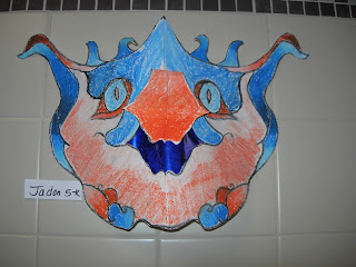 Mrs. Manzella's Student Gallery: 5TH GRADE: COMPLEMENTARY COLOR CREATURES