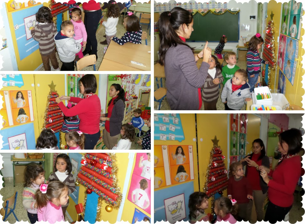 Las cositas de la maestra Ana: Adornamos la clase, navidad 2013.