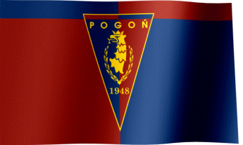 Pogoń Szczecin Flag GIF (Flaga Pogoni Szczecin) - All Waving Flags