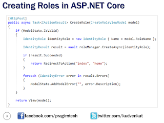 Sql server, .net and c# video tutorial: Creating roles in asp.net core ...