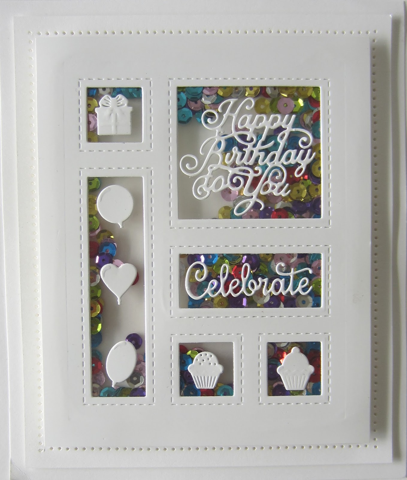 PartiCraft (Participate In Craft): Double Shadow Box Sunday