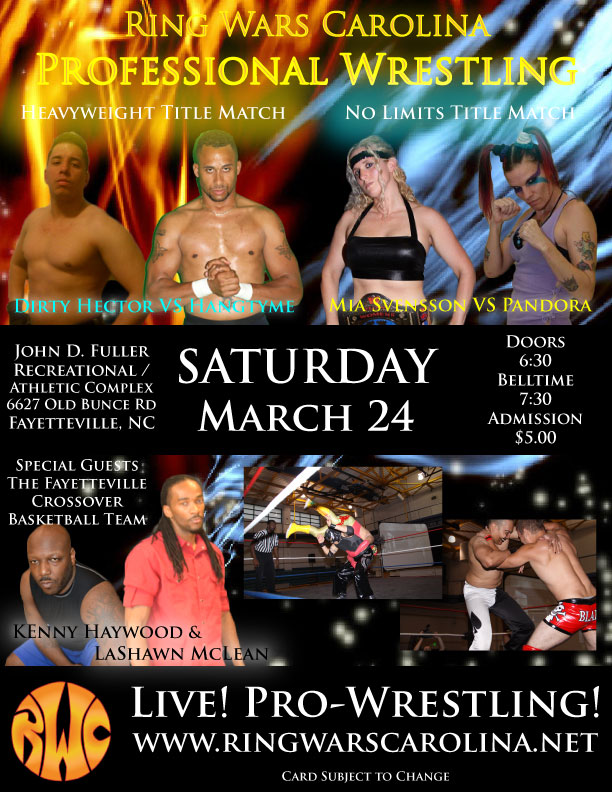 Ring Wars Carolina: March 2012