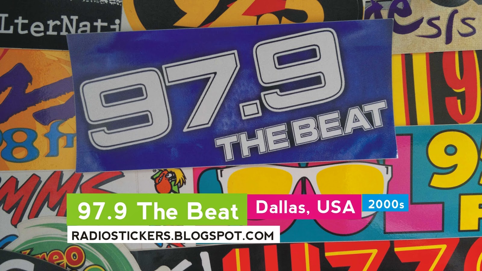 RADIO station stickers... and more!: 97.9 The Beat, Dallas (2000s, 2013)