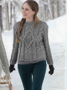 María Cielo: Sweaters con trenzas