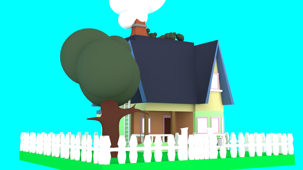[3D-Maya] House project
