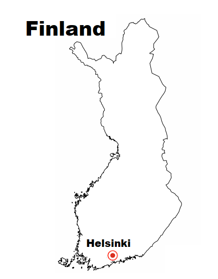 Blog de Biologia: Finland Map coloring page