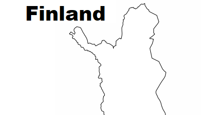 Blog de Biologia: Finland Map coloring page