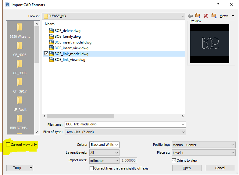 Ik Leer BIM: Where is my DWG