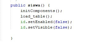Cara melakukan Edit dan Hapus pada Netbeans