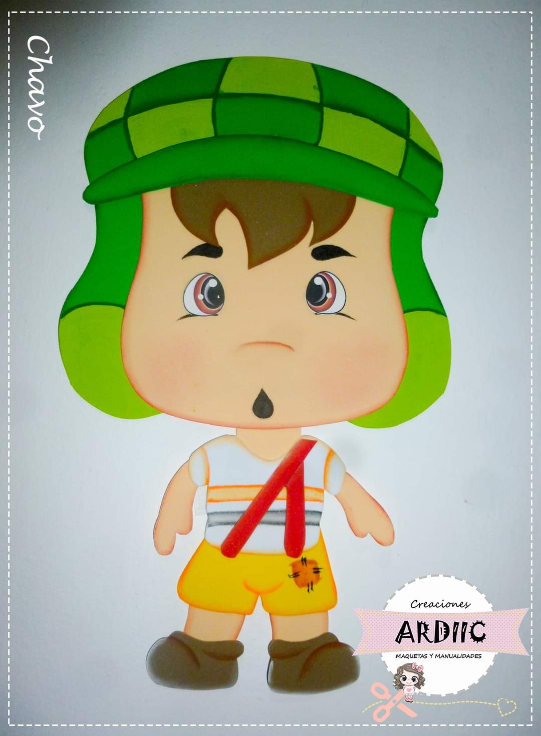 Chaves: Molde gratuito - Ver e Fazer