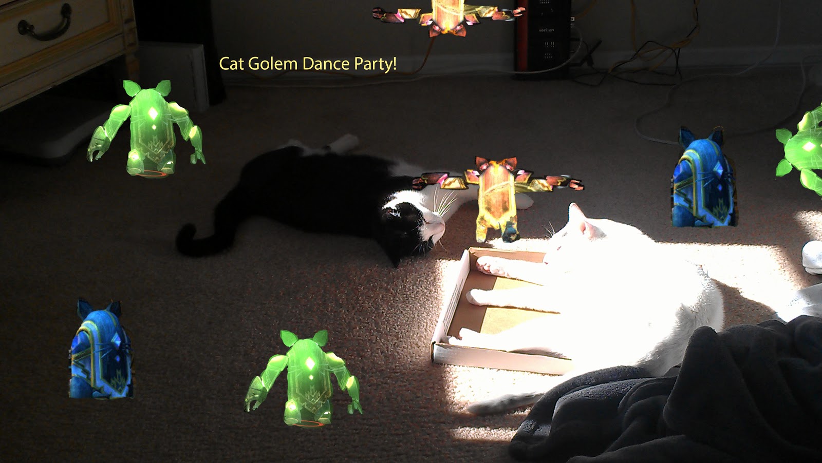 Gamer Grue: Tuesday Nights in Tyria: Cat Golem Dance Party Edition!