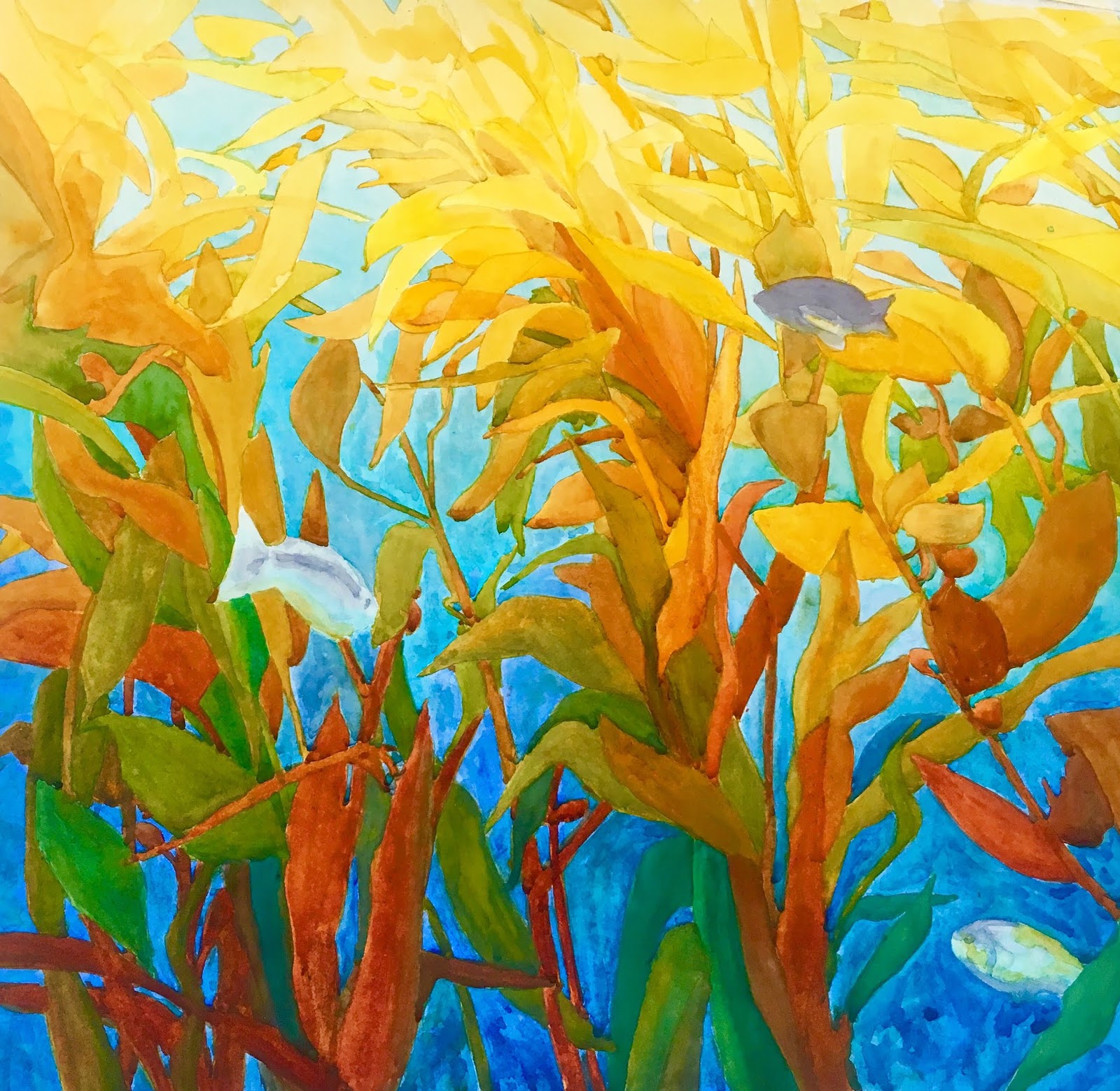 Kelp Forest Painting