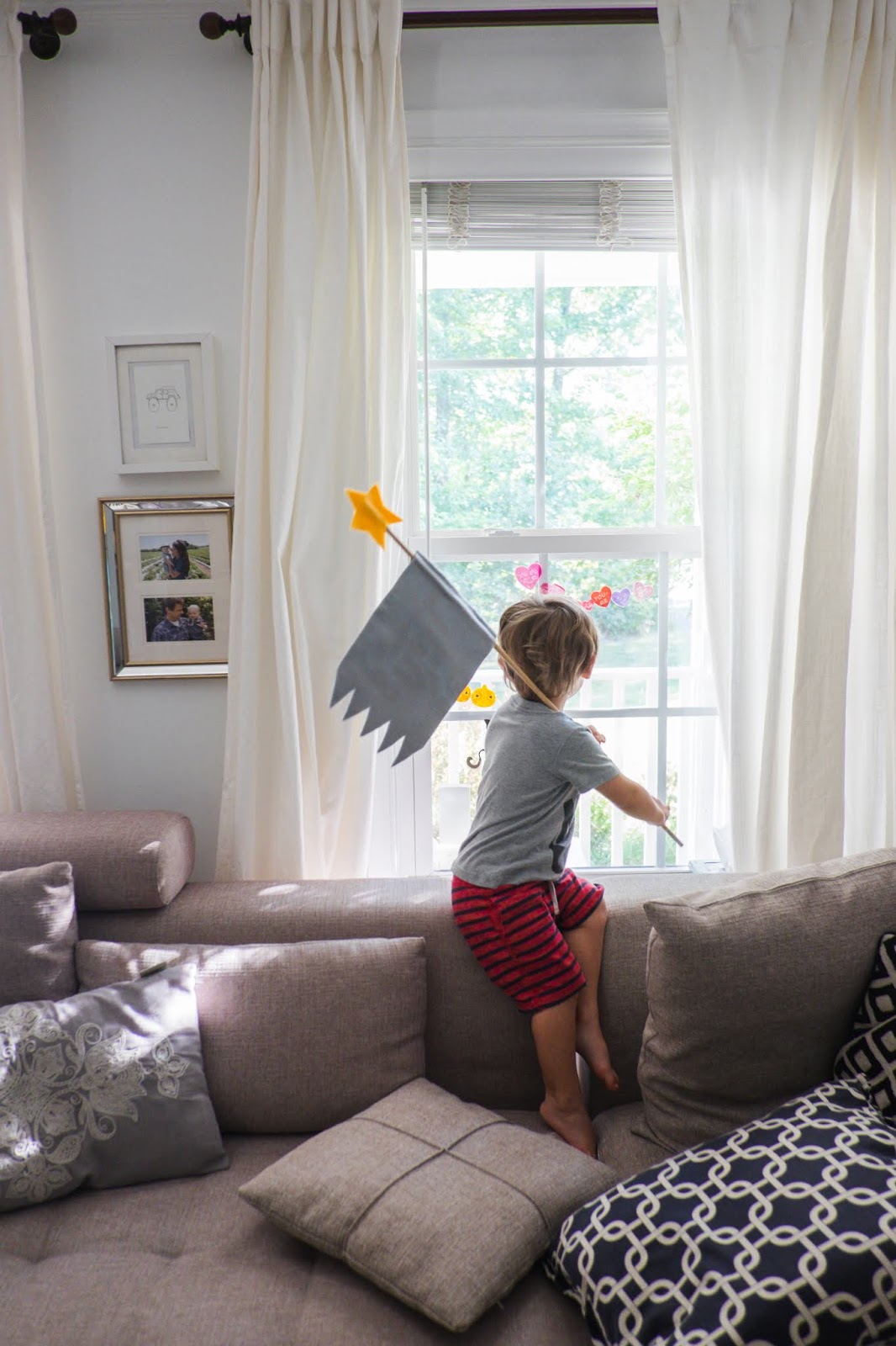 Domestic Fashionista: Felt Name Flags