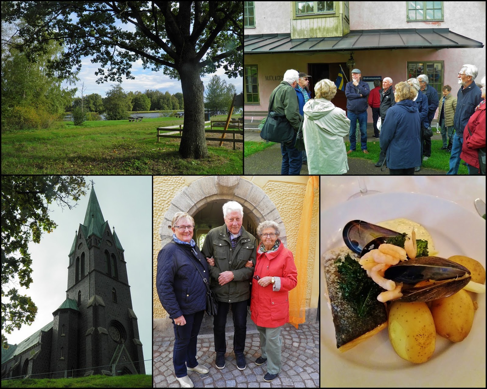 Maggans blogg: Bruksbesök i Boxholm och lukullisk lunch i munkkloster