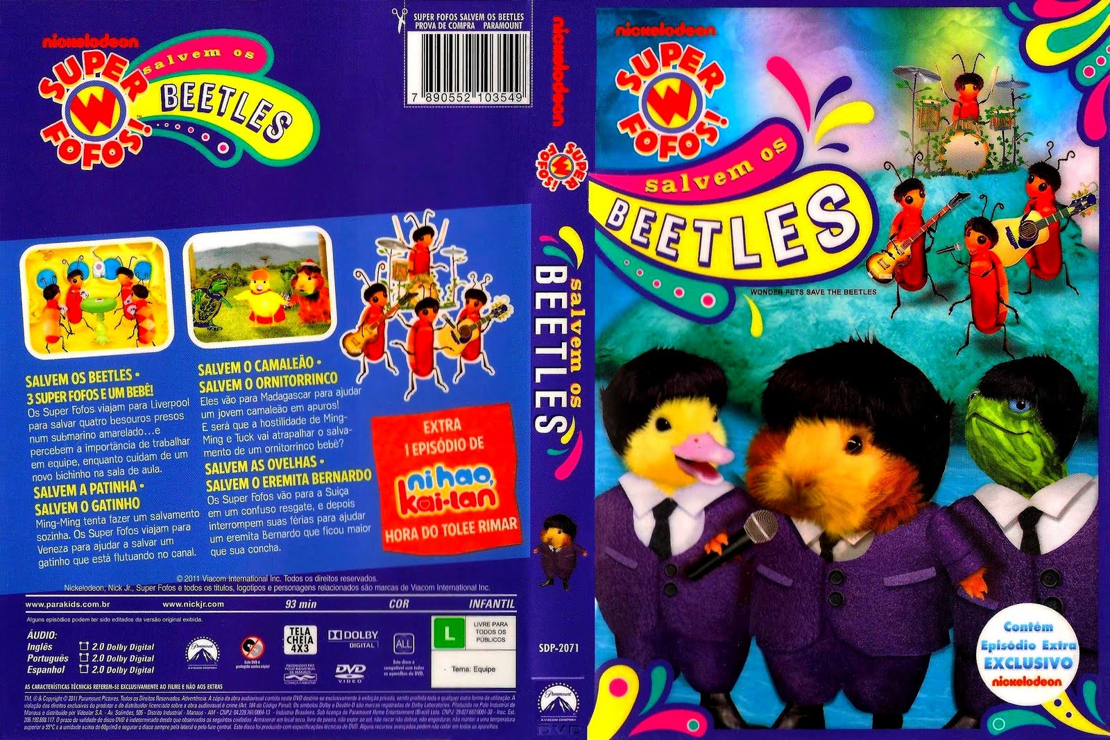 Super Fofos Salvem Os Beetles - Capas De Filmes Grátis