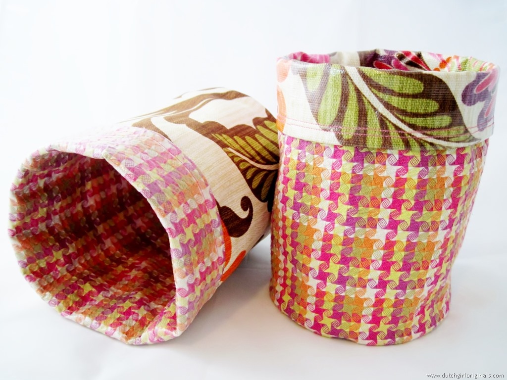 Dutch Girl Originals: Fabric Flower Pots