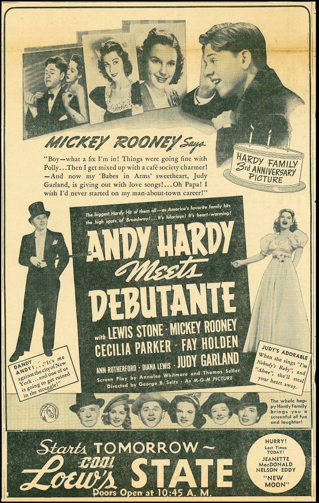 Greenbriar Picture Shows: Andy Hardy's "Third Anniversary"