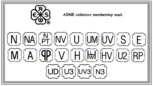 ASME STAMPS