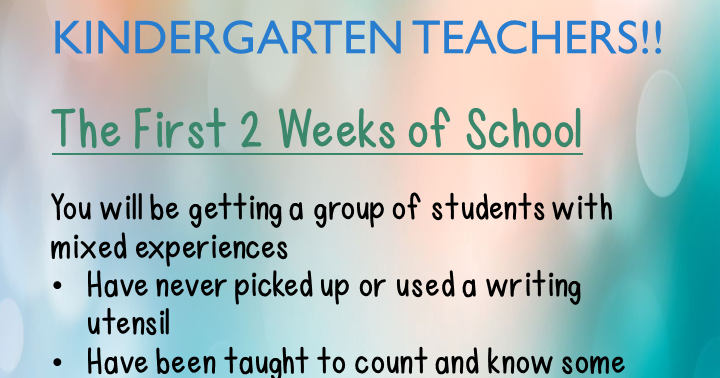 FROGGY ABOUT TEACHING : What are Kindergarten Students Like at the ...
