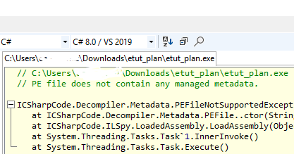 Eren Ersönmez: ILSpy - Decompiling .Net Core self-contained single file exe