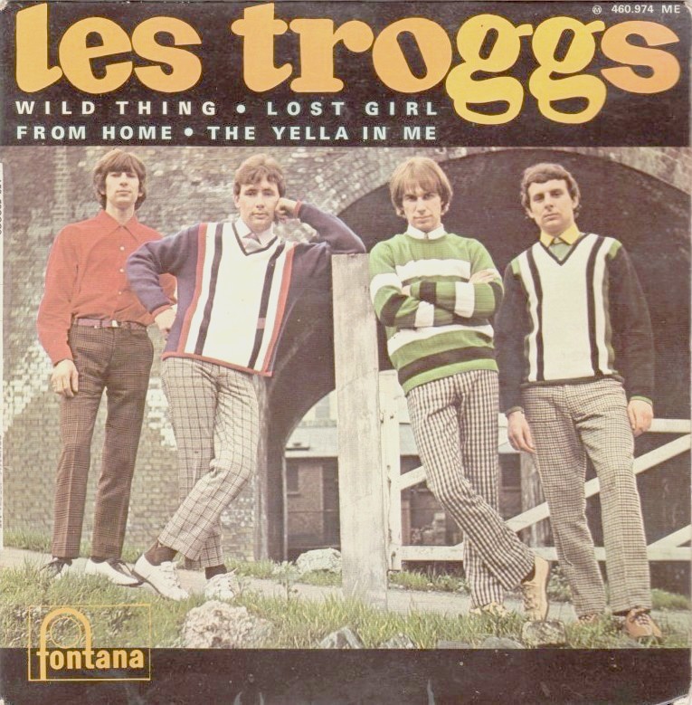 Les EPs français: TROGGS - 1966 - FR-FONTANA 460 974 - Wild thing (mono)