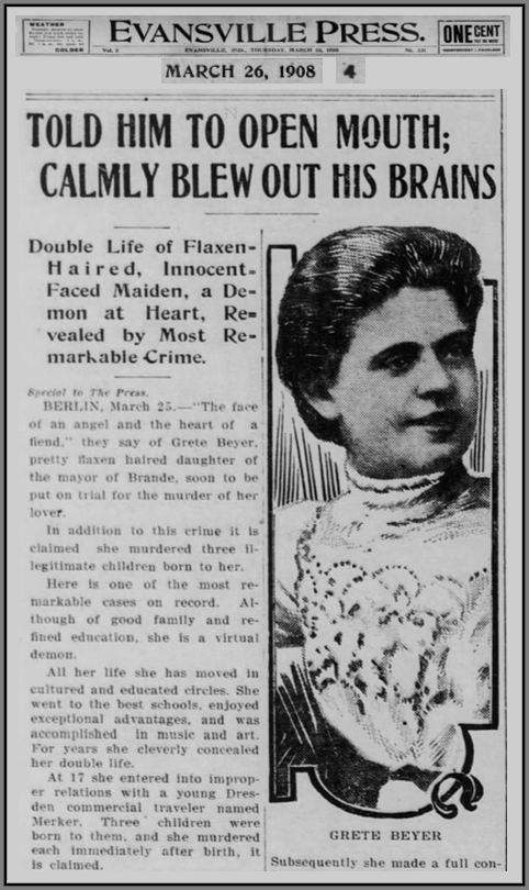Unknown Gender History: Grete Beier, German Serial Killer, Murdered Her ...