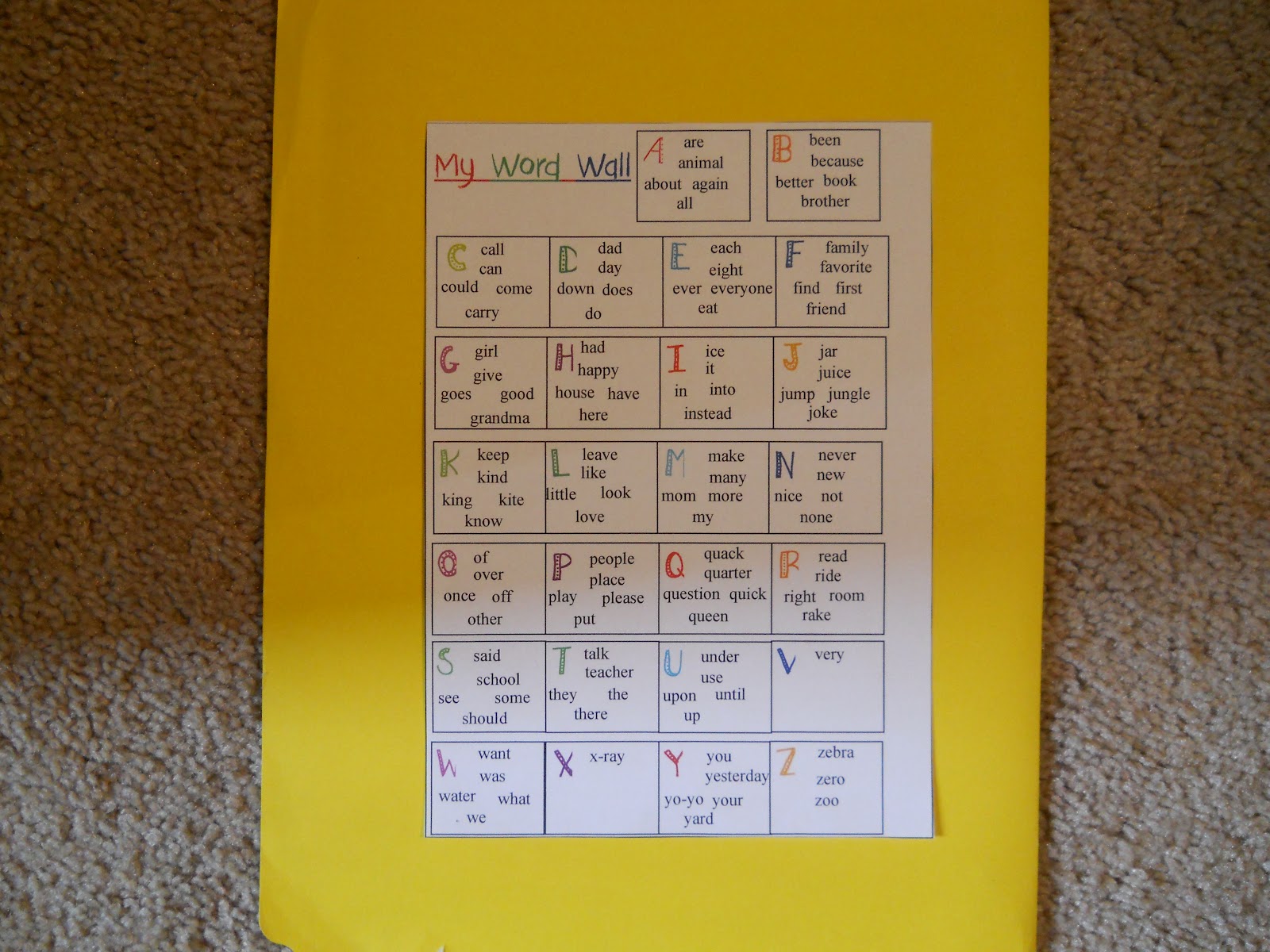 Teaching is Colorful: First grade writing folder
